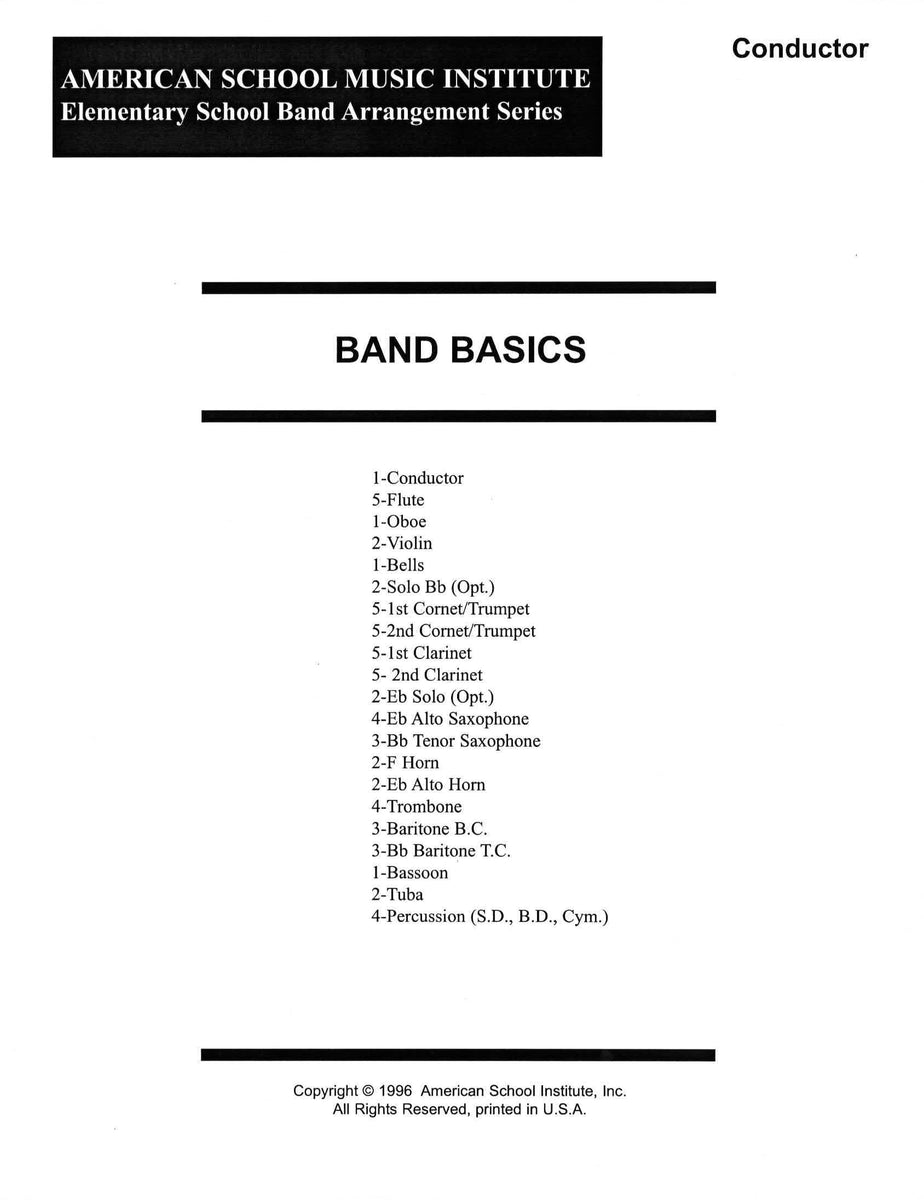 Warm-Ups – American School Music Institute